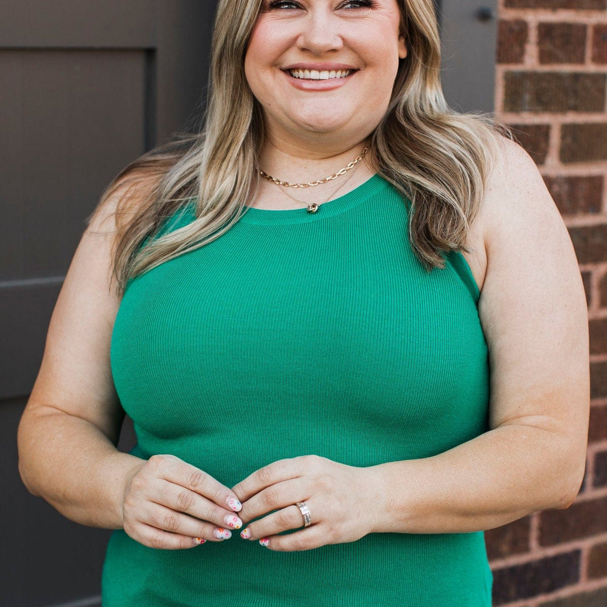 Can't Be Outdone Knit Tank Top- Emerald – The Pulse Boutique