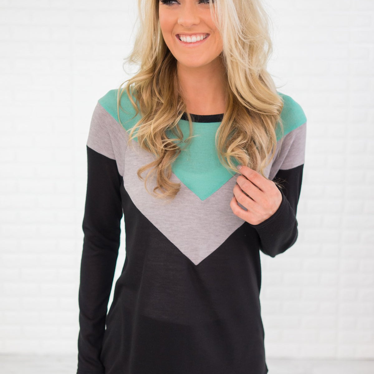 mint chevron top 2012