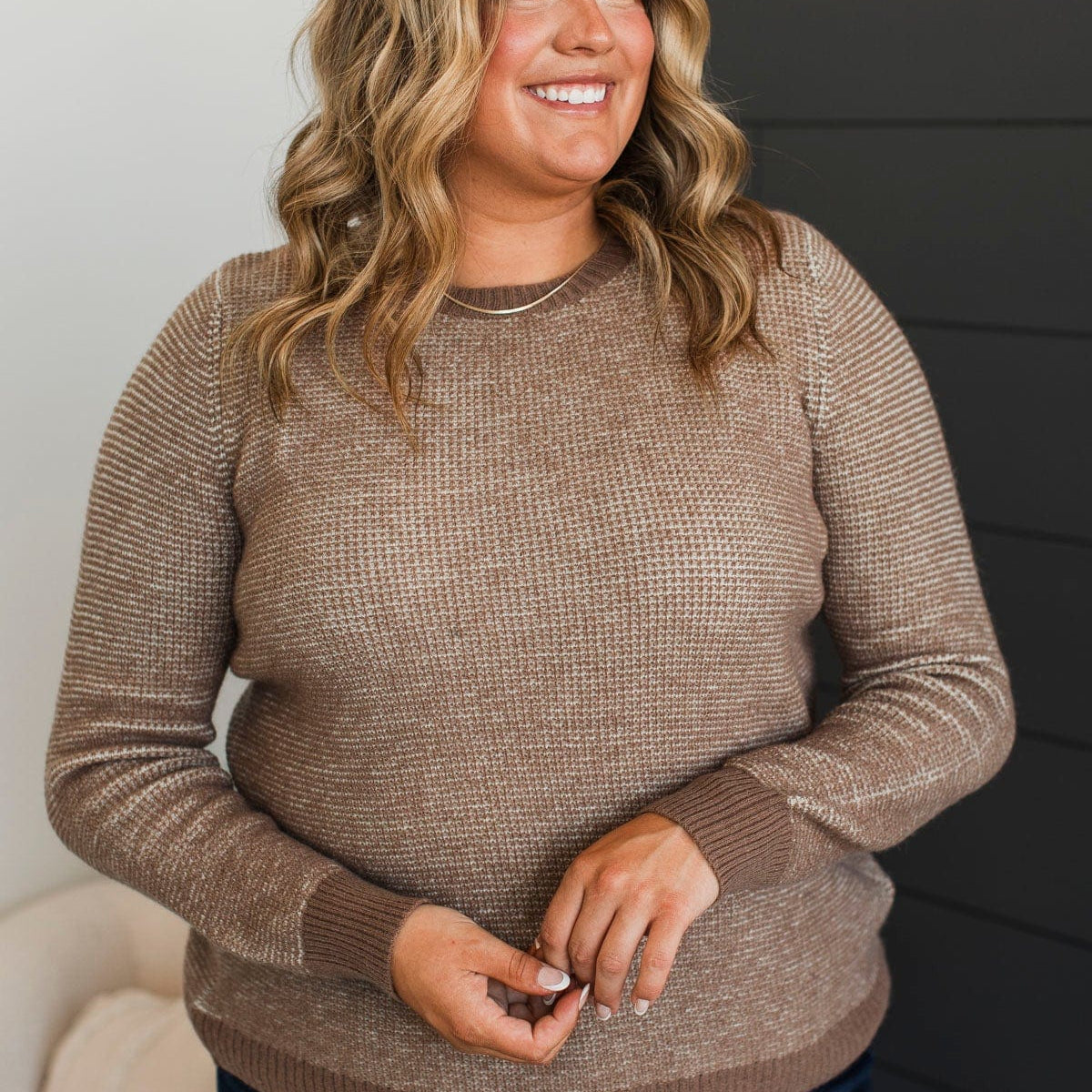Undeniable Chemistry Knit Sweater- Mocha – The Pulse Boutique