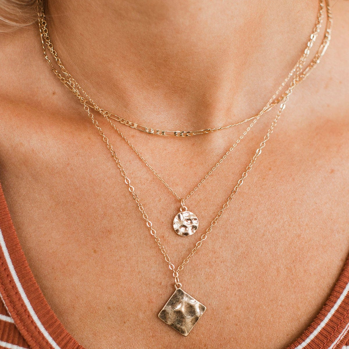 Instant Icon Necklace & Earring Set- Gold – The Pulse Boutique