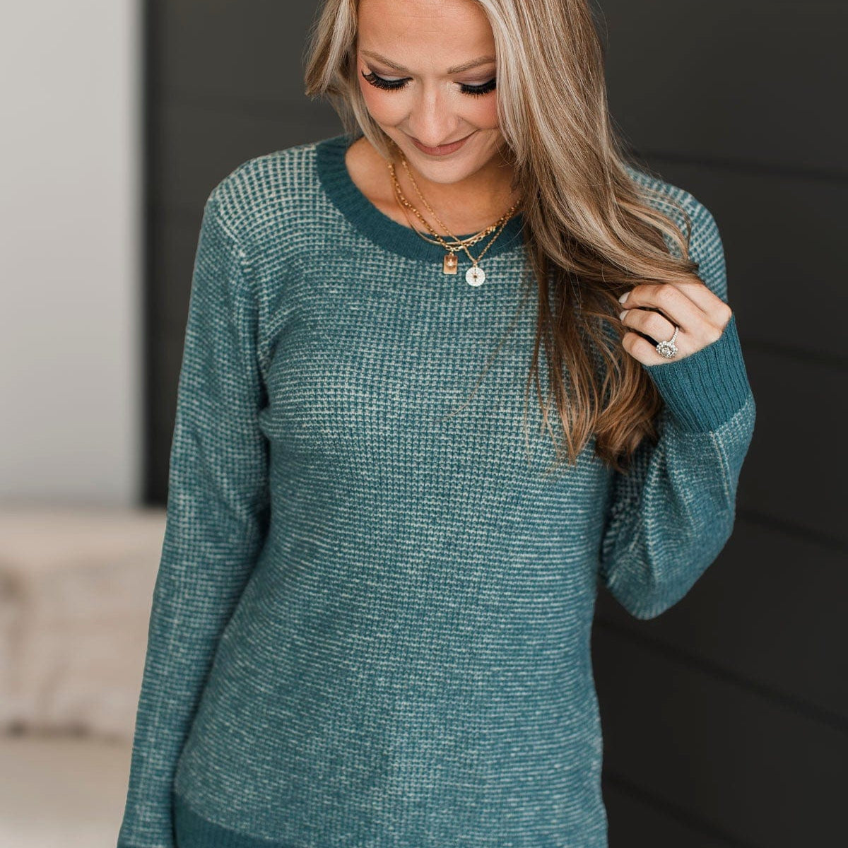 Undeniable Chemistry Knit Sweater- Peacock – The Pulse Boutique