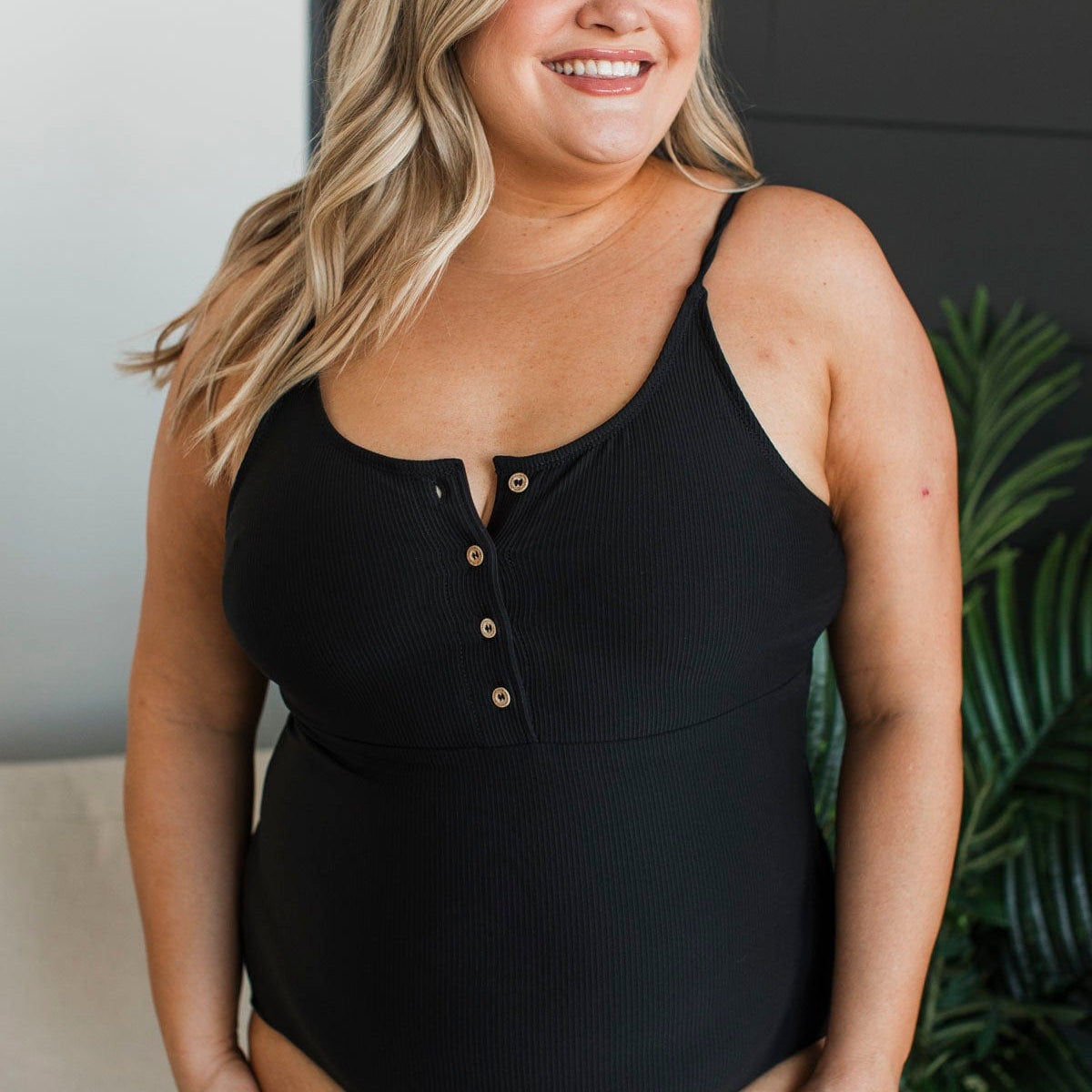 Vacation Everyday Ribbed One-Piece Swimsuit- Black – The Pulse Boutique
