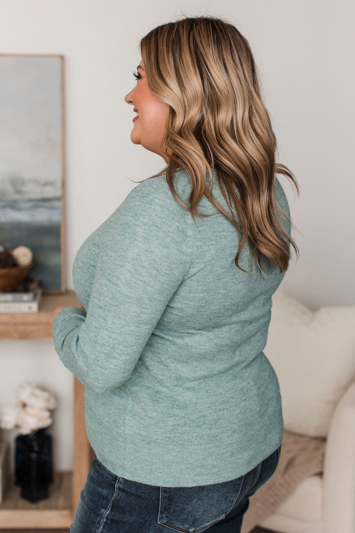 Easy To Remember Lightweight Sweater- Sage – The Pulse Boutique