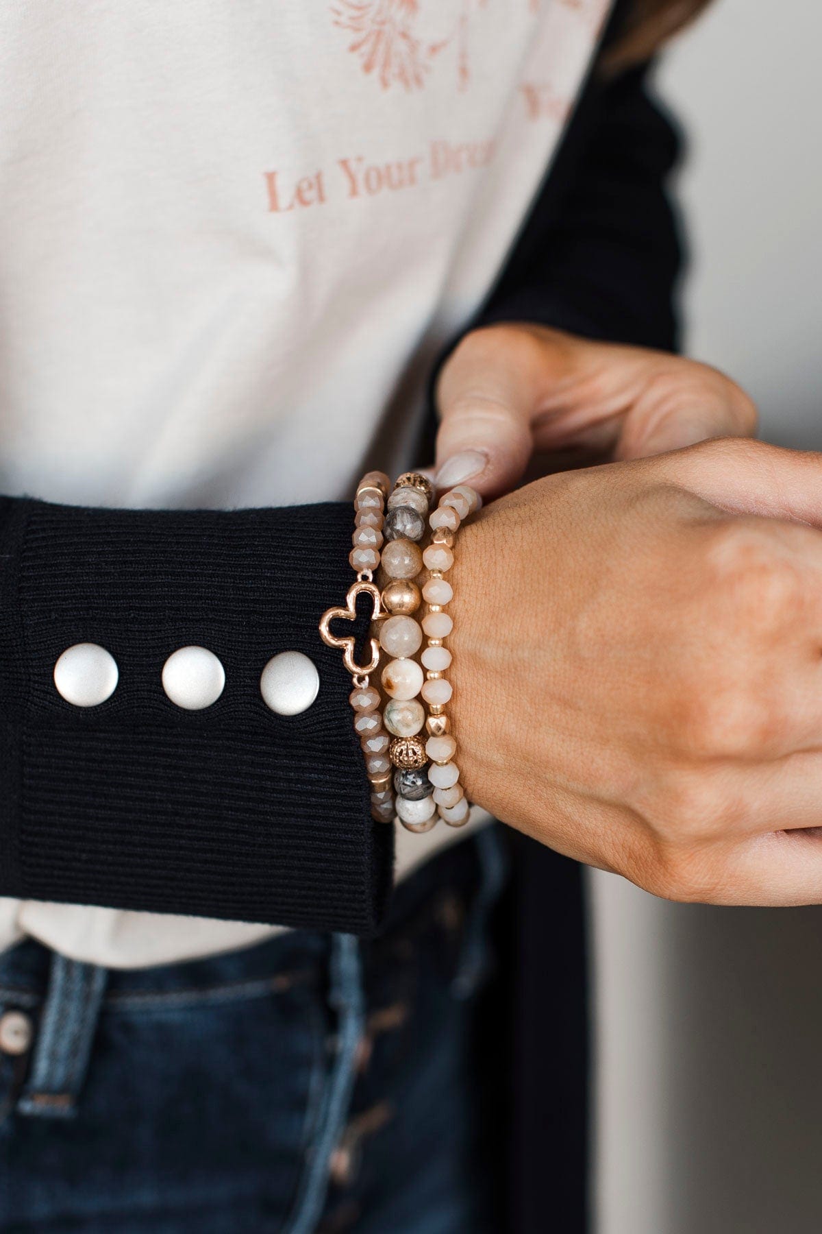 Big Debut Stackable Bracelet Set- Natural – The Pulse Boutique