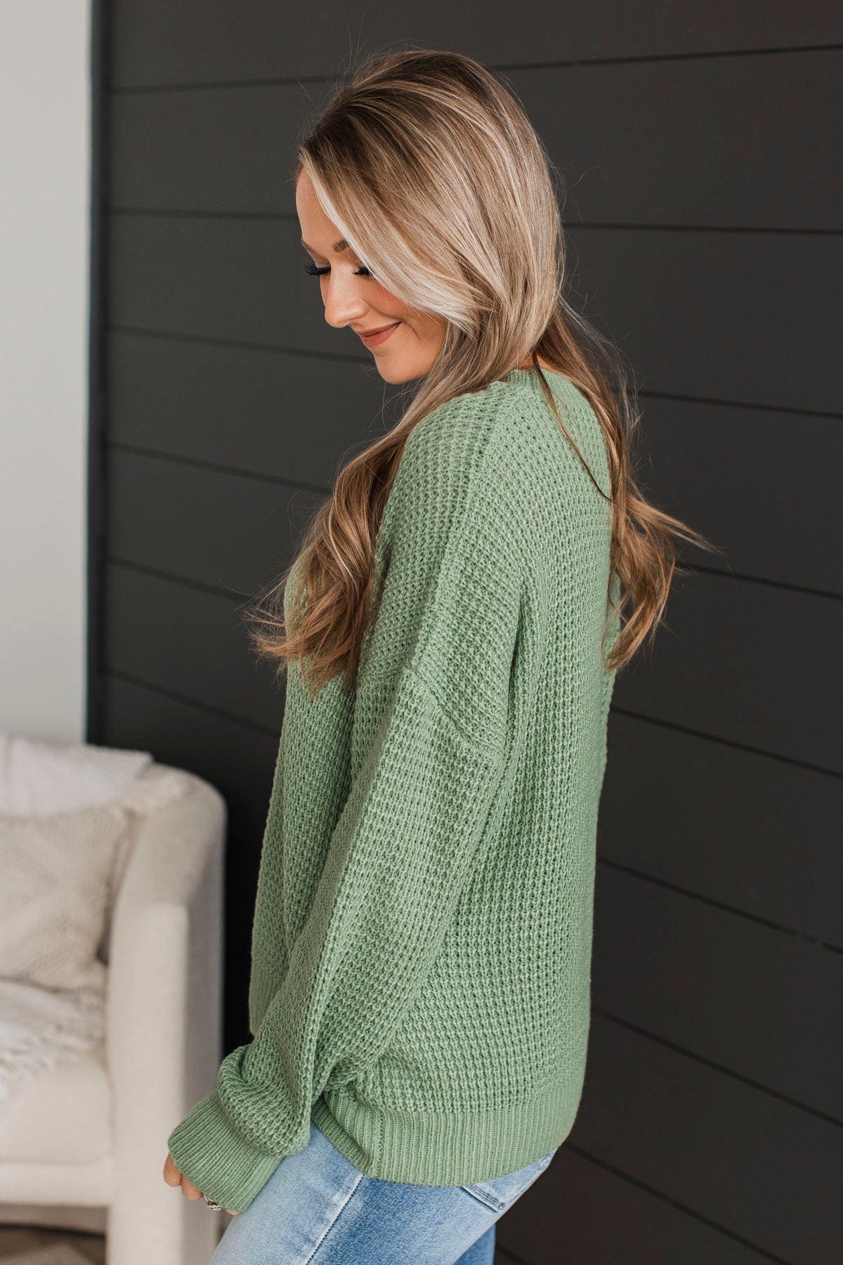 Captivating In Color Knit Sweater- Sage – The Pulse Boutique