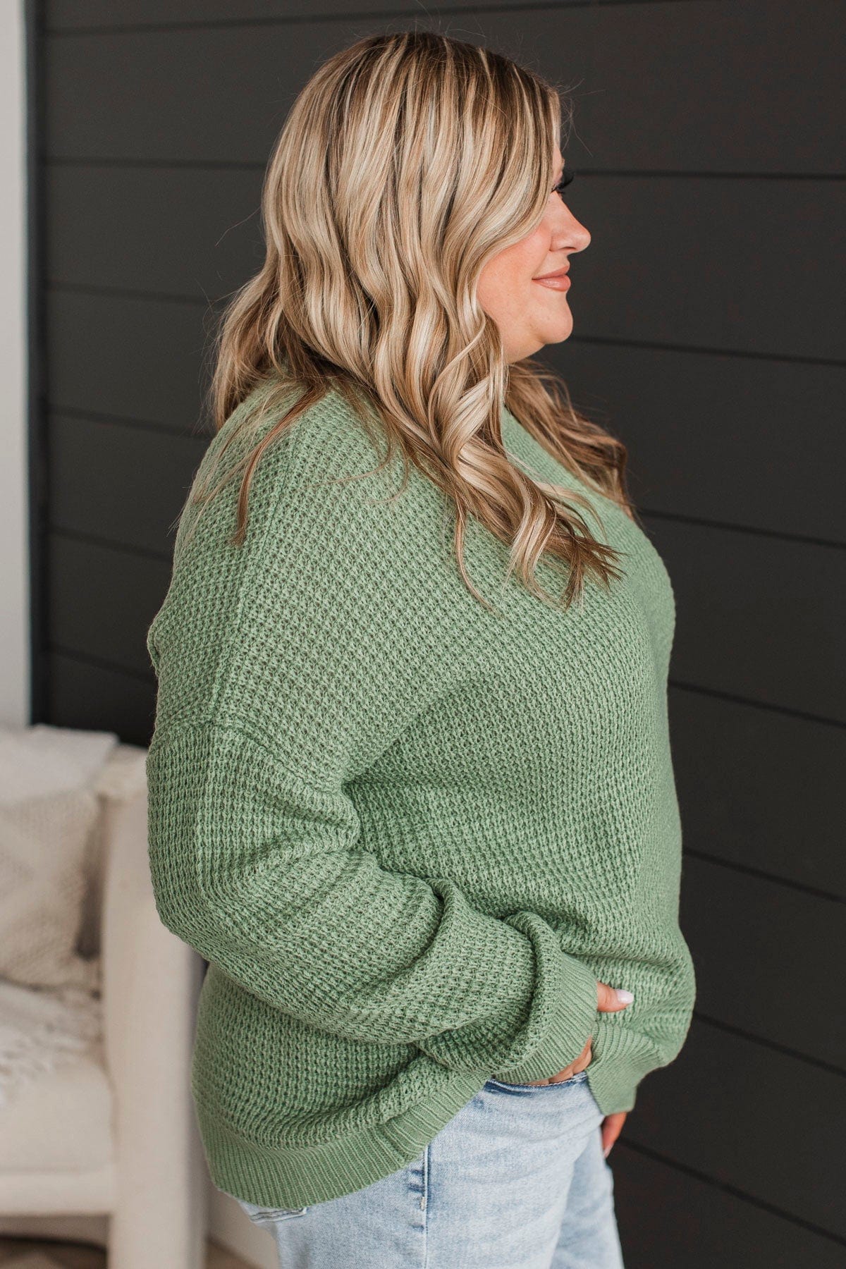 Captivating In Color Knit Sweater- Sage – The Pulse Boutique