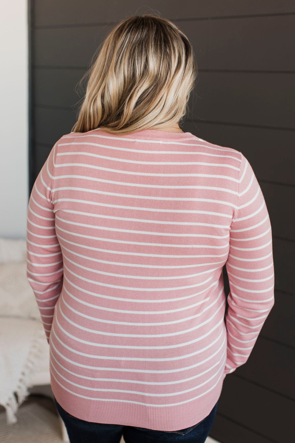 Brings You Back Striped Sweater- Pink – The Pulse Boutique