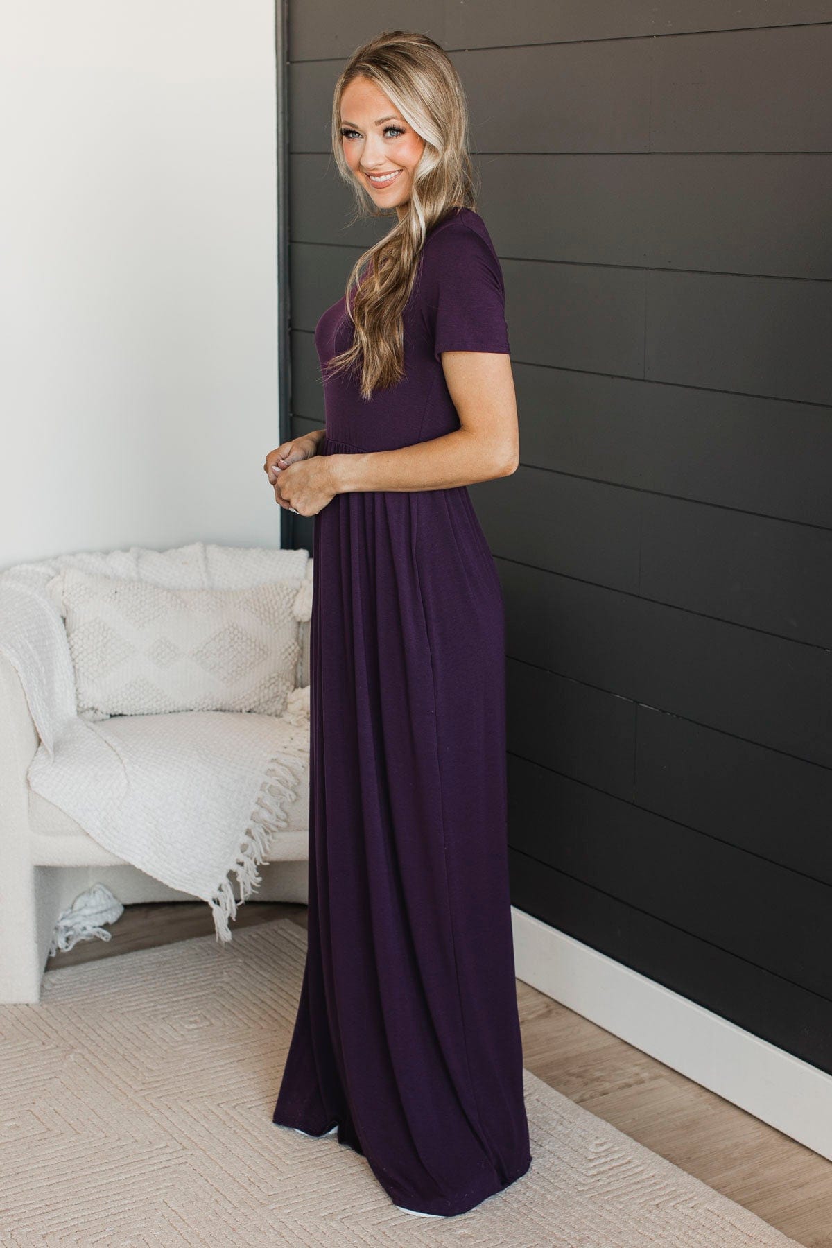 Looking Stunning Maxi Dress- Plum – The Pulse Boutique