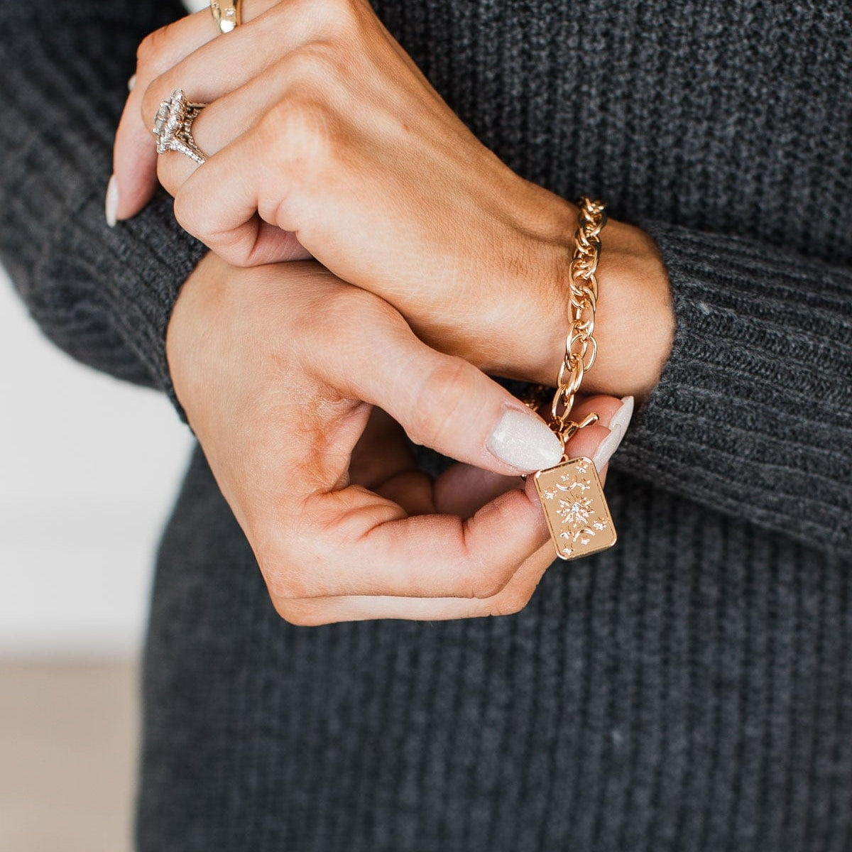 Wish On A Star Charm Bracelet- Gold – The Pulse Boutique