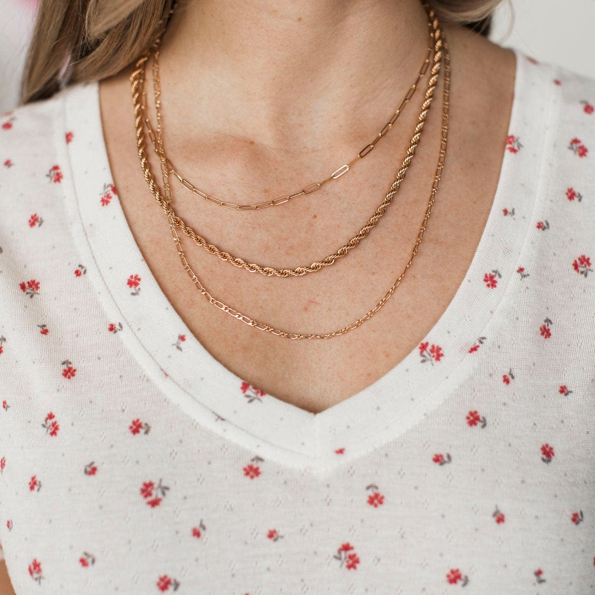 Luxurious Layered Chain Necklace- Gold – The Pulse Boutique