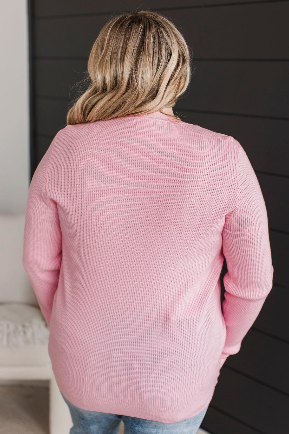 Reasons To Smile Knit Sweater- Light Pink – The Pulse Boutique