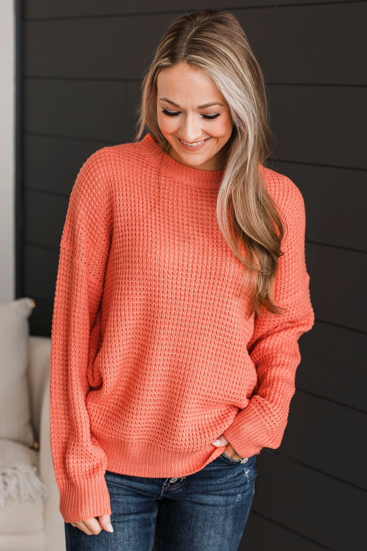Captivating In Color Knit Sweater- Sherbet – The Pulse Boutique