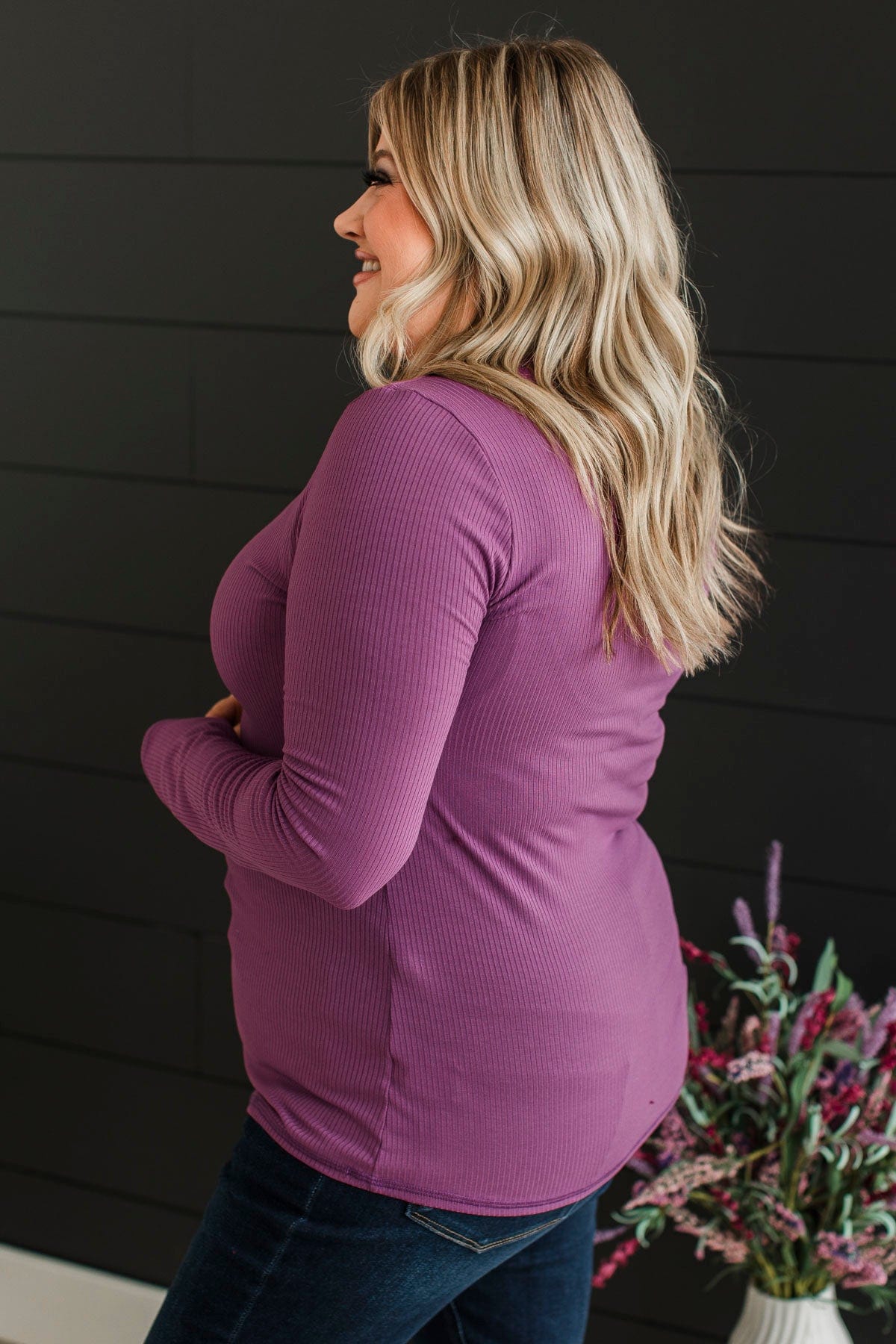 Love You Forever Knit Top- Grape – The Pulse Boutique