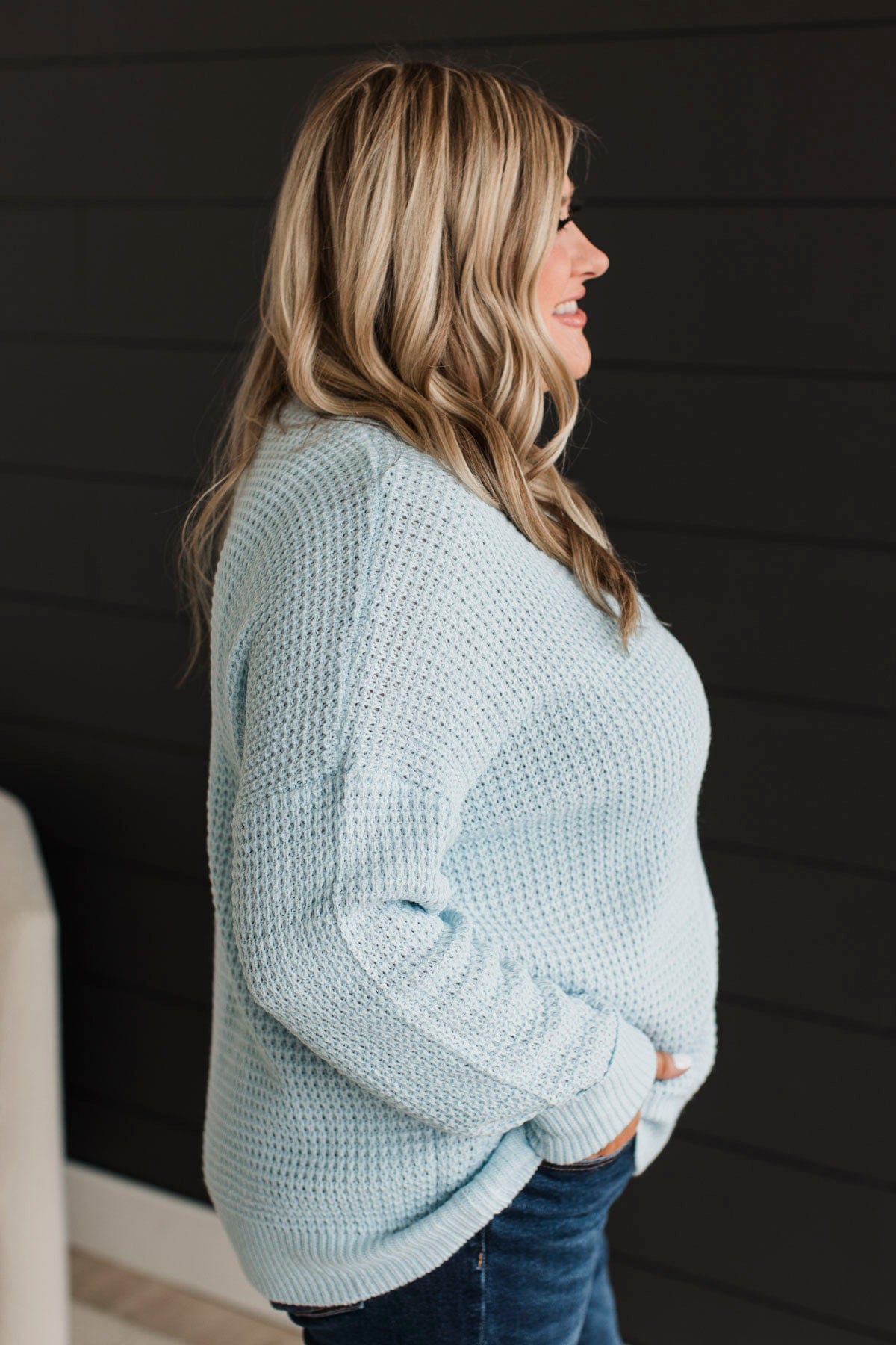 Captivating In Color Knit Sweater- Sky Blue – The Pulse Boutique