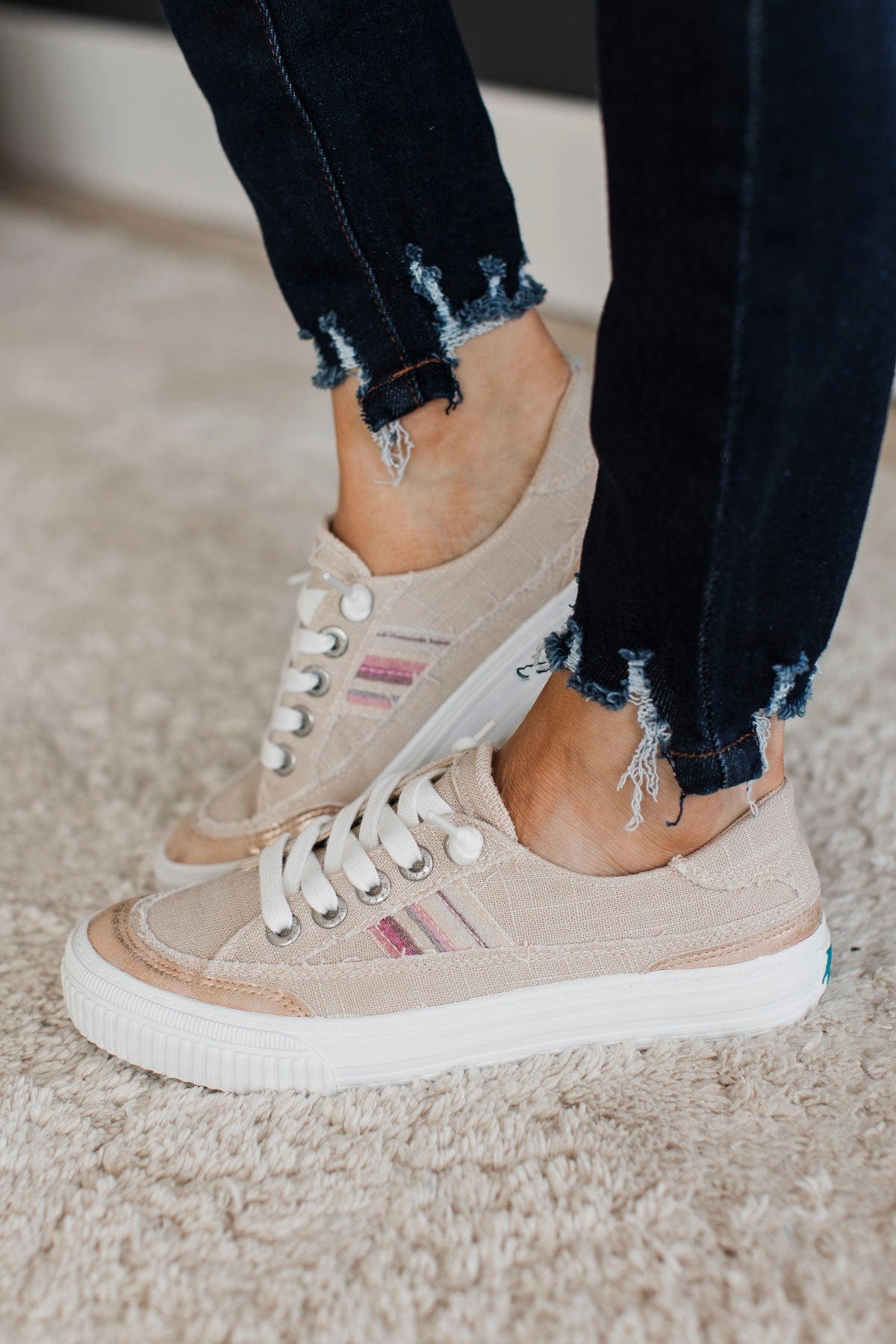 Blowfish Alex Sneakers- Sand Doll – The Pulse Boutique