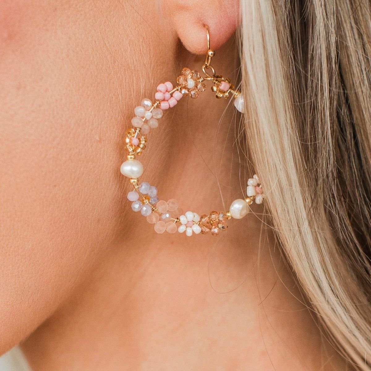 Love Your Energy Beaded Hoop Earrings- Multi-Color – The Pulse Boutique