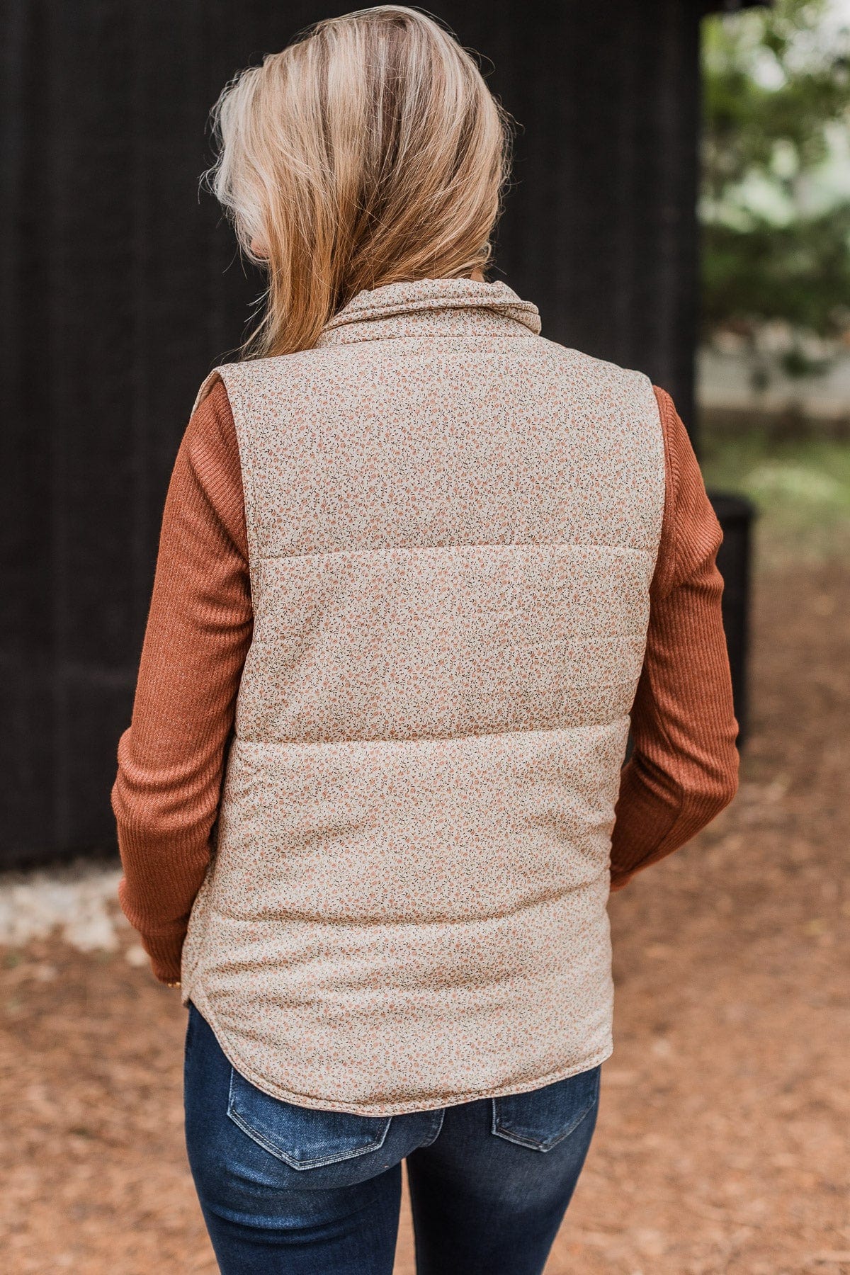 Favorite Of All Floral Puffer Vest- Cream – The Pulse Boutique