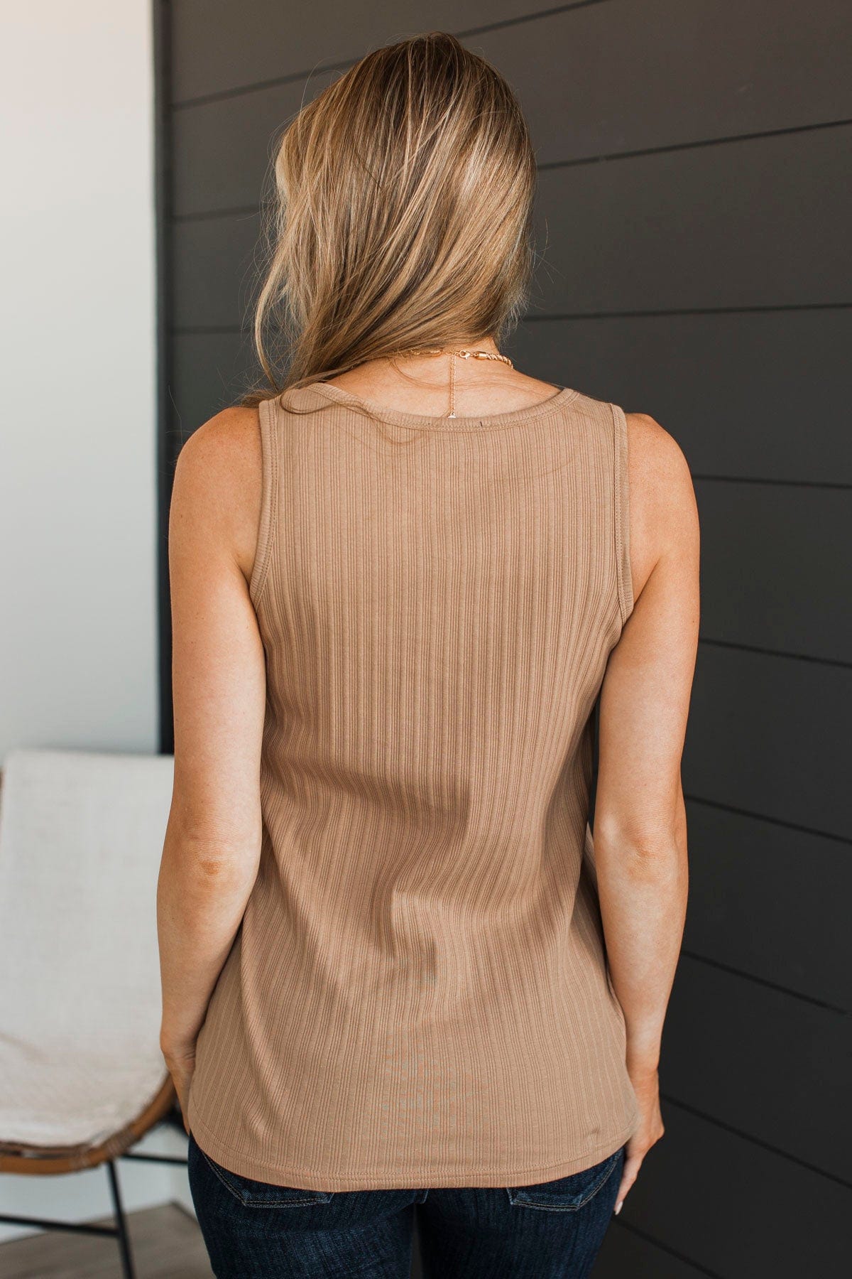 Never Looking Back Ribbed Tank Top- Nude – The Pulse Boutique