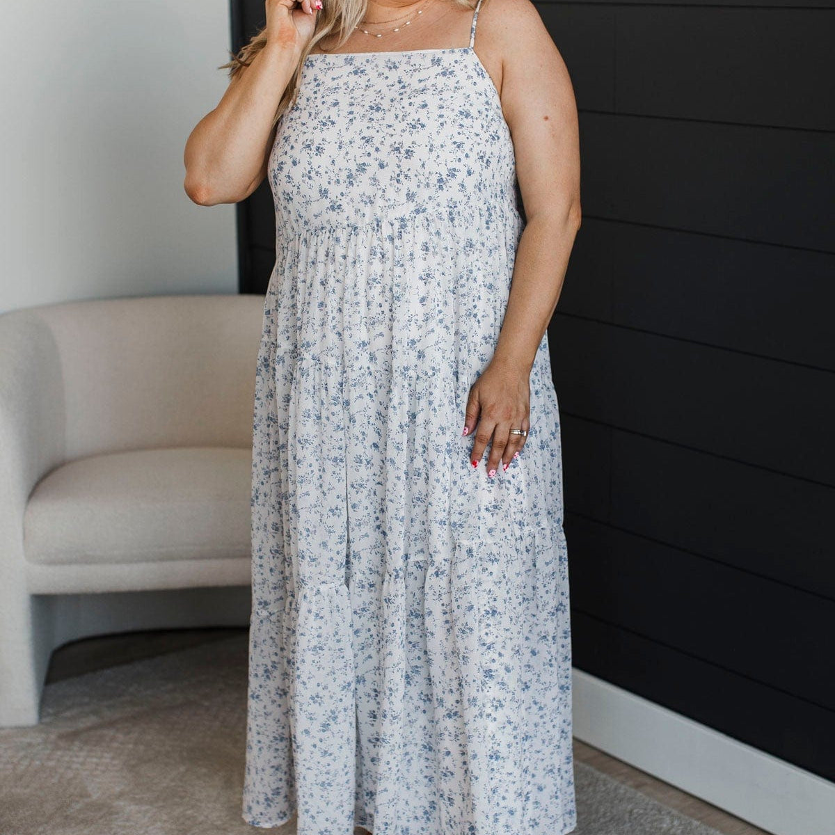 Feeling Charmed Floral Maxi Dress- Off-White – The Pulse Boutique