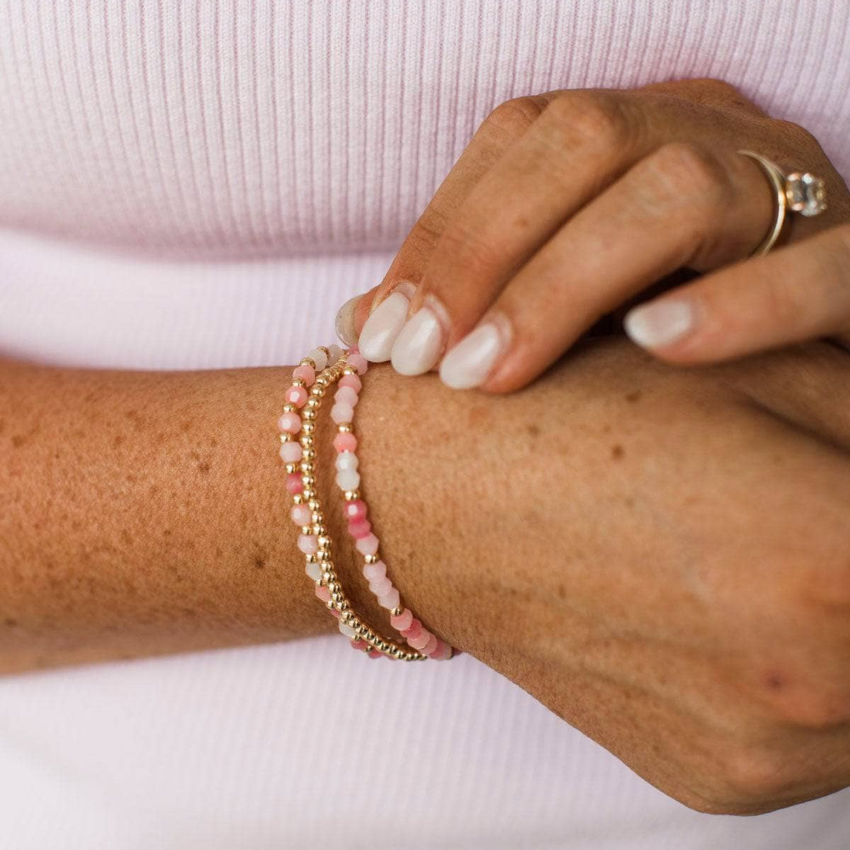 Next Level Style Bracelet Set- Pink – The Pulse Boutique