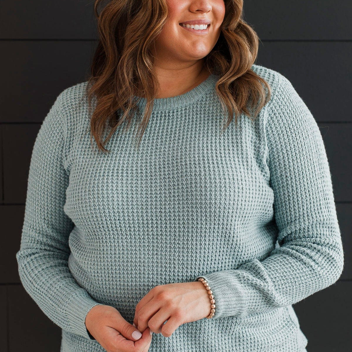 Absolutely Amazing Knit Sweater- Light Blue – The Pulse Boutique