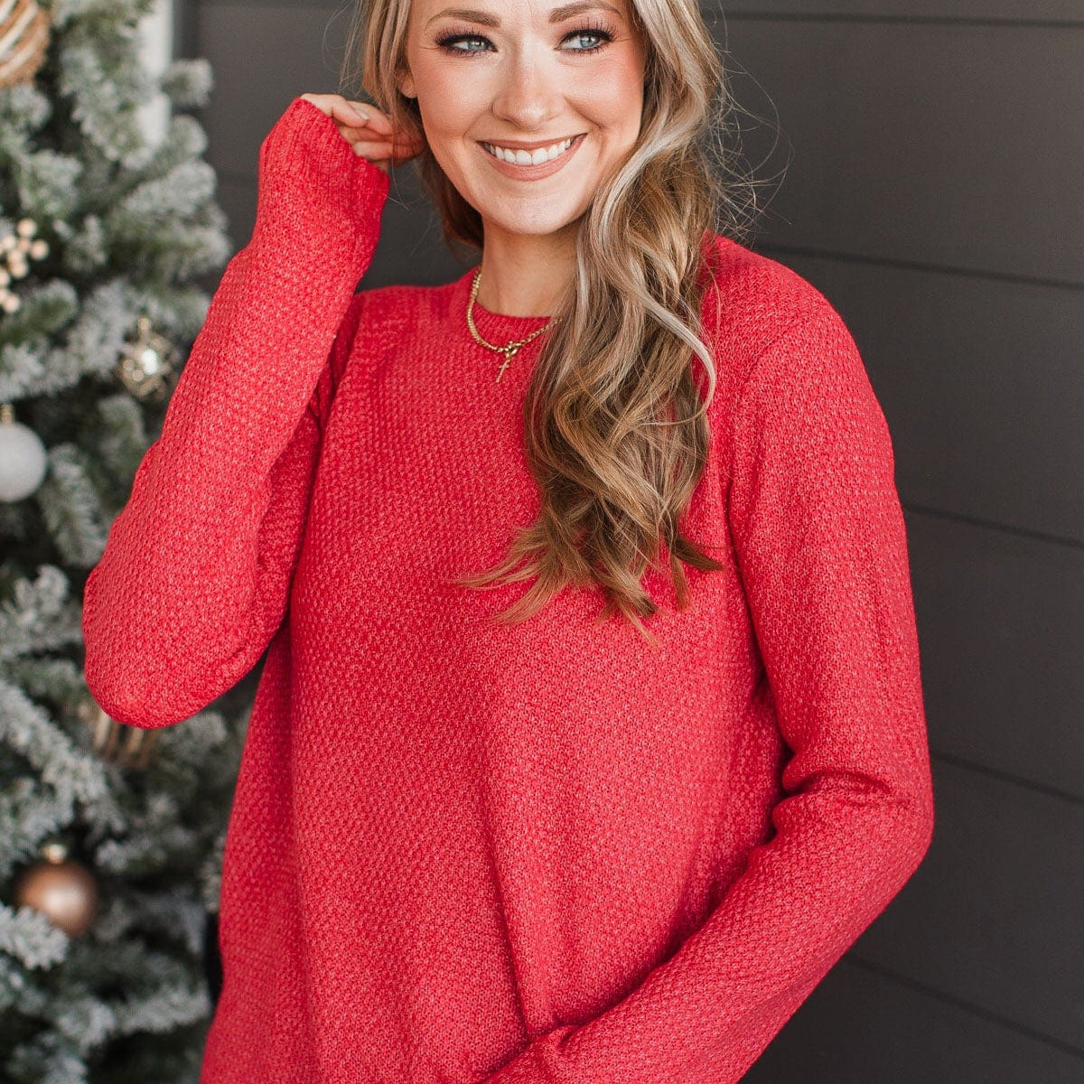 Runway Beauty Knit Sweater- Watermelon – The Pulse Boutique
