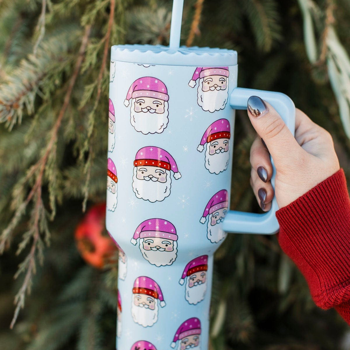 Katydid Light Blue Santas Travel Tumbler – The Pulse Boutique