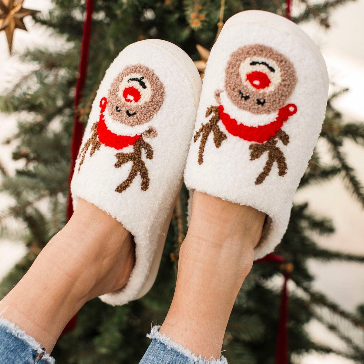 Katydid Cozy Reindeer Slippers – The Pulse Boutique