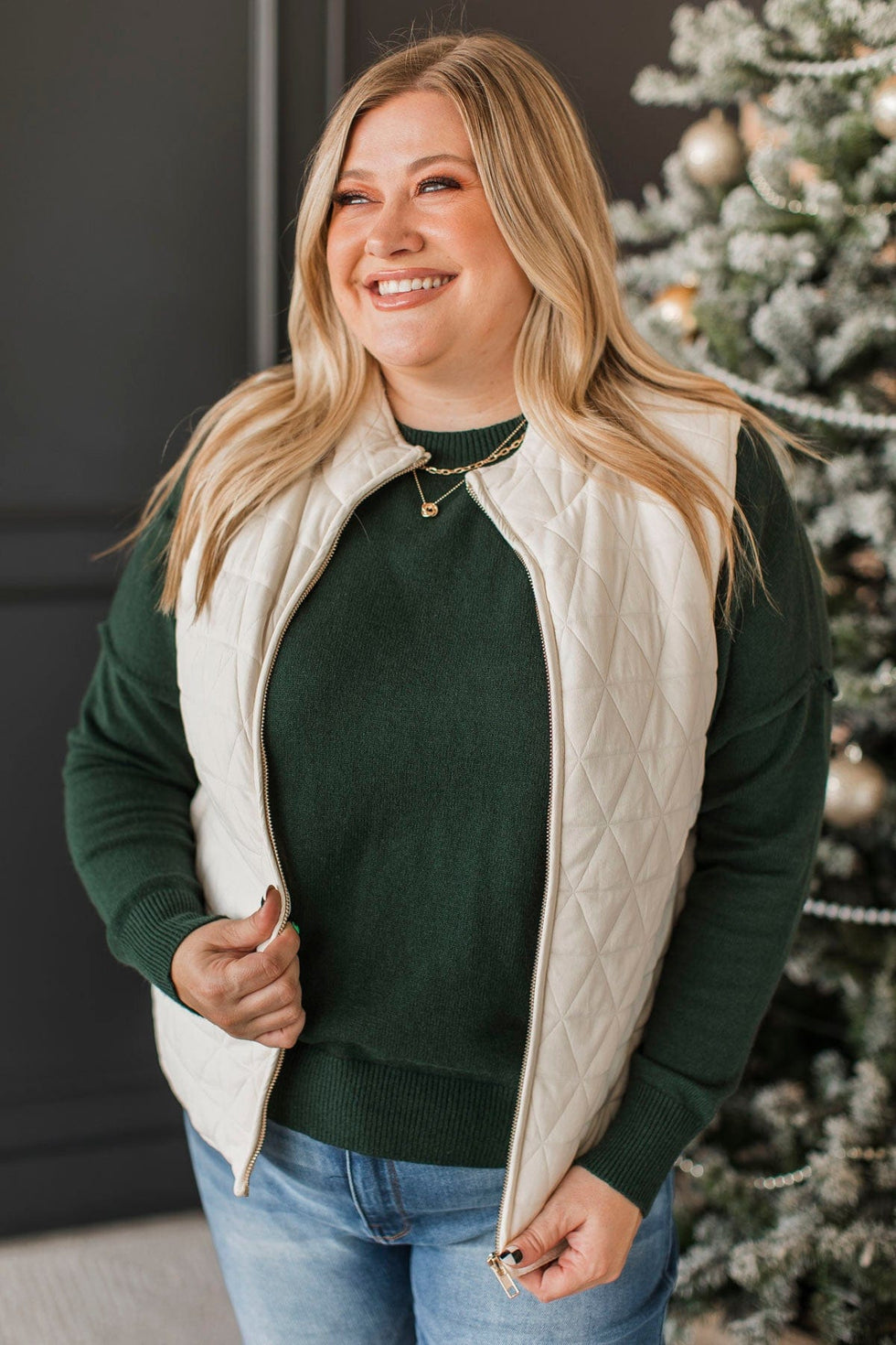 Beyond Comparison Puffer Vest- Ivory – The Pulse Boutique