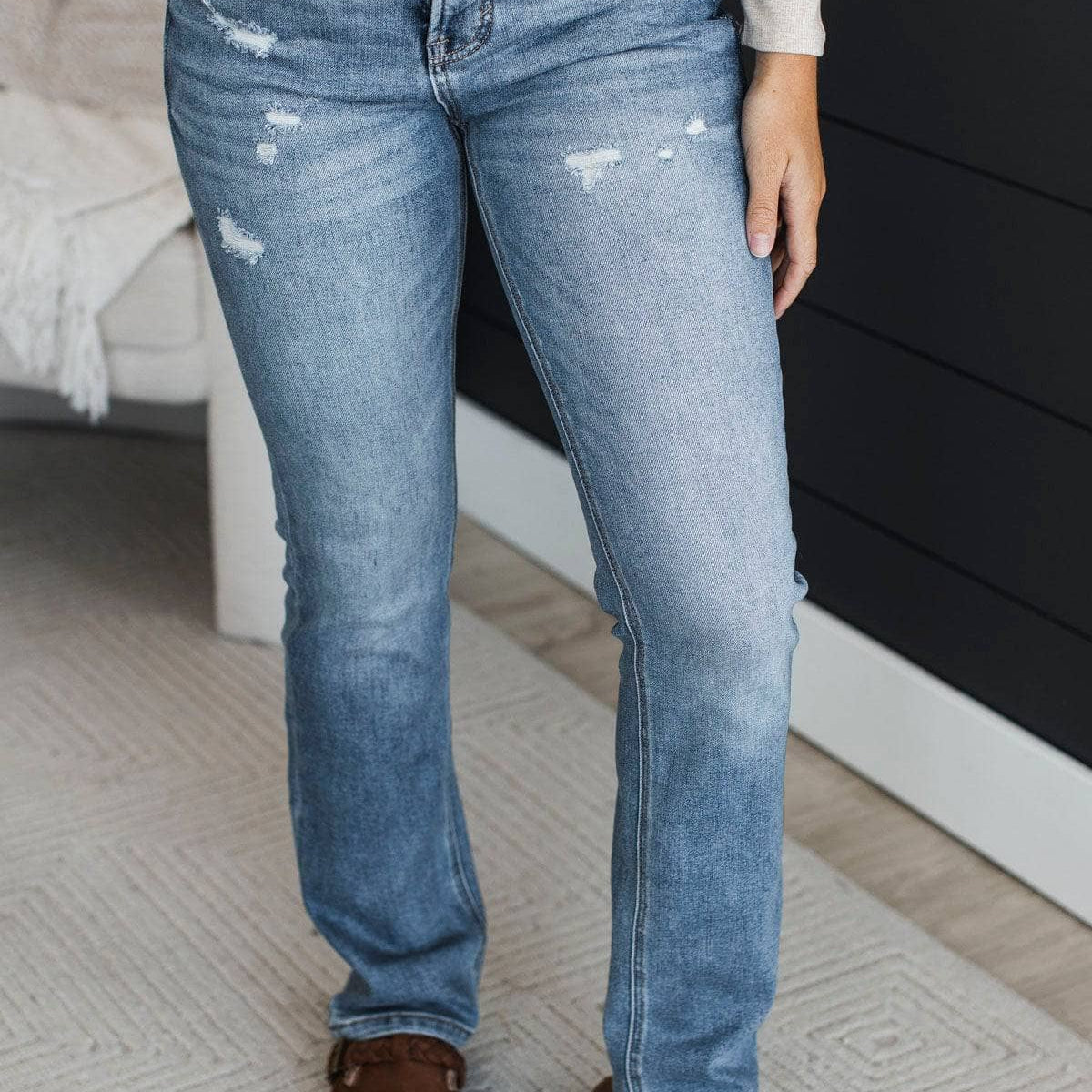 Mica Denim Straight Leg Jeans- Jasmine Wash – The Pulse Boutique