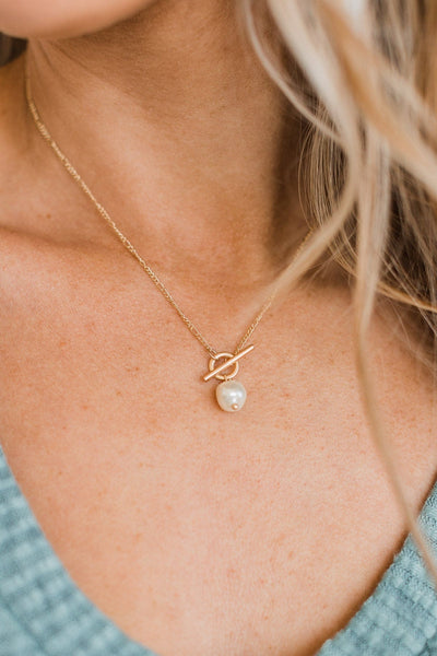 Express Your Style Pearl Necklace- Gold – The Pulse Boutique