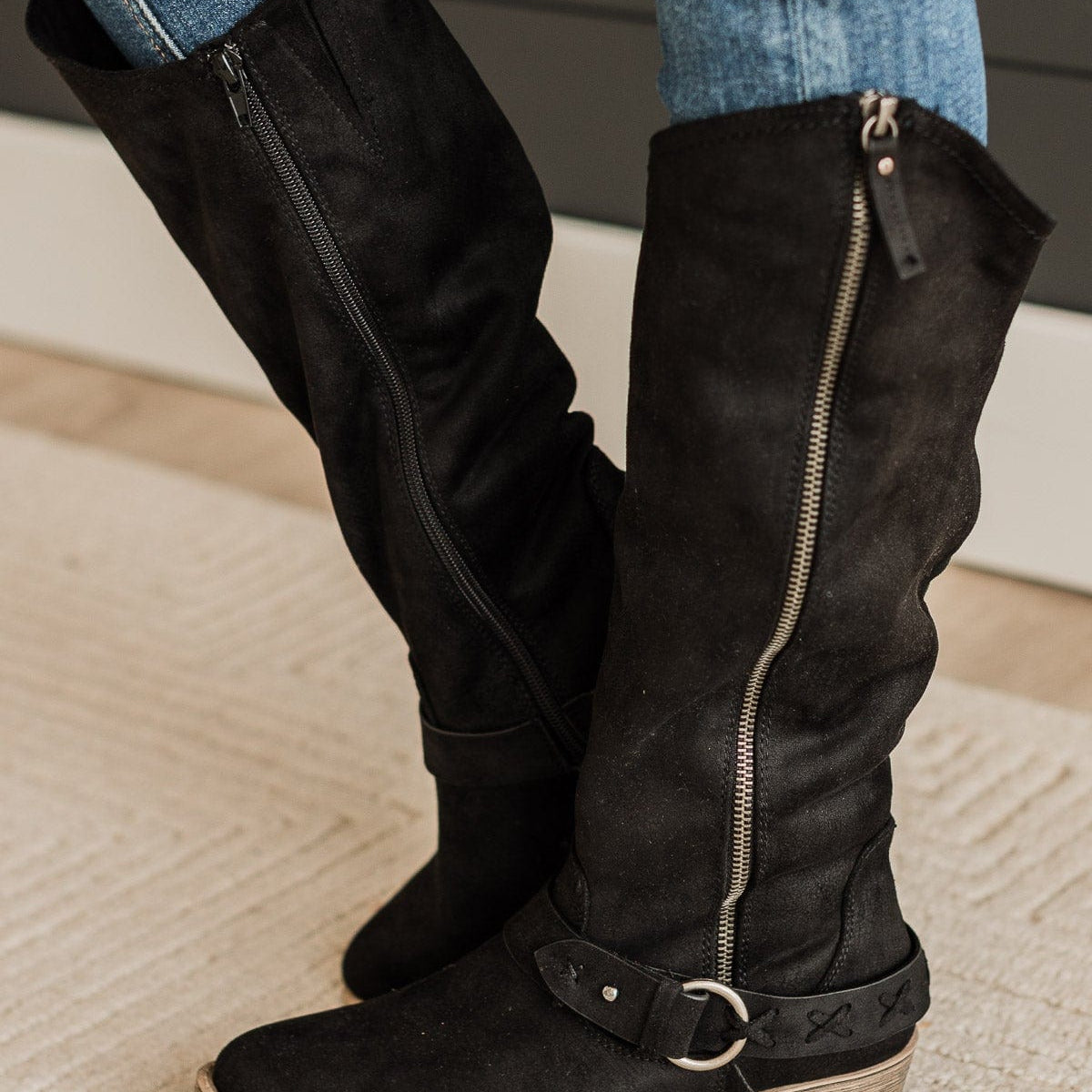 Very G Merlot Boots- Black – The Pulse Boutique