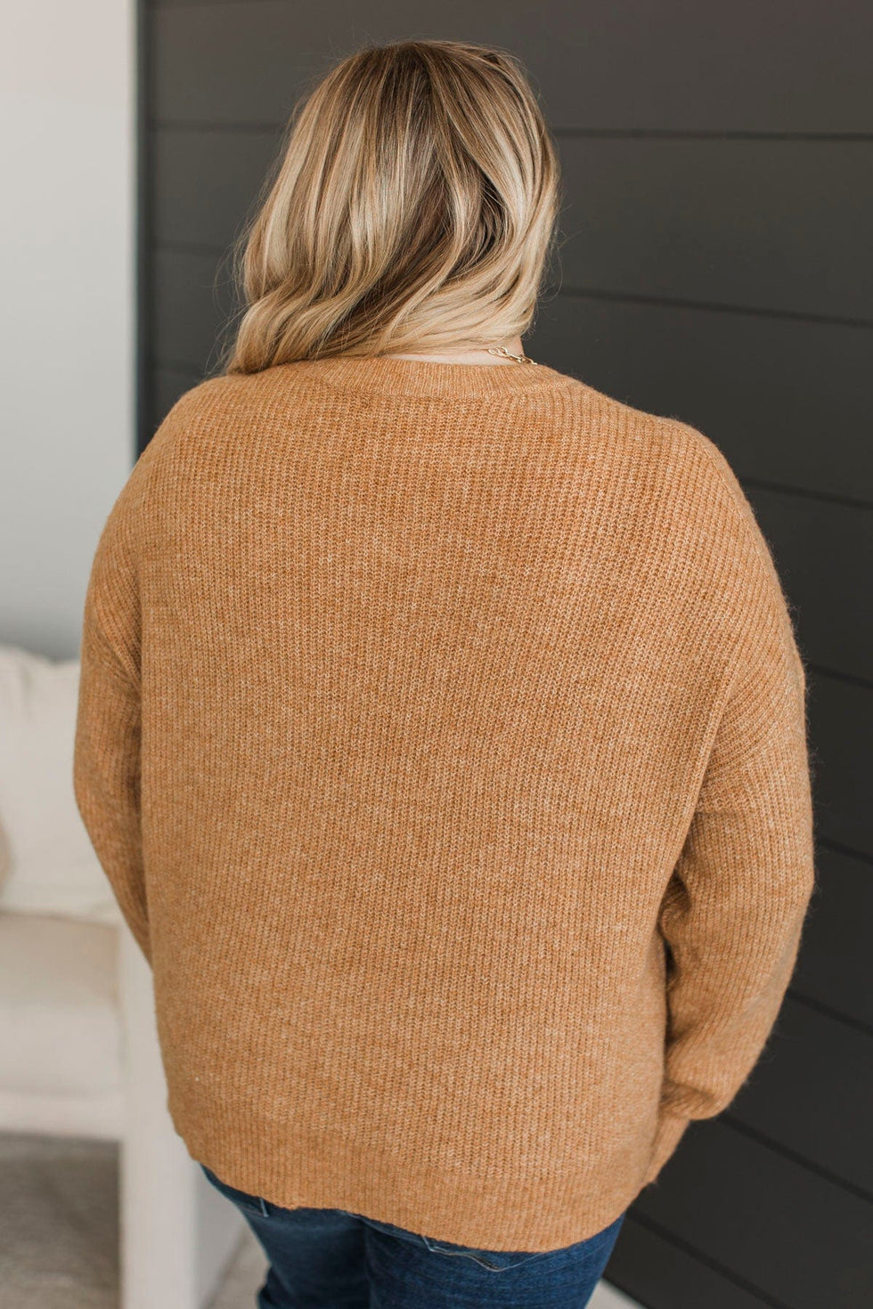 Cause A Commotion Knit Sweater- Honey – The Pulse Boutique