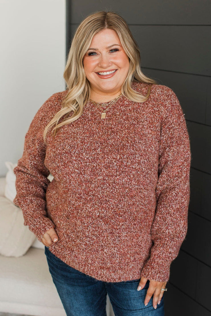 Still The One Knit Sweater- Dark Rust – The Pulse Boutique