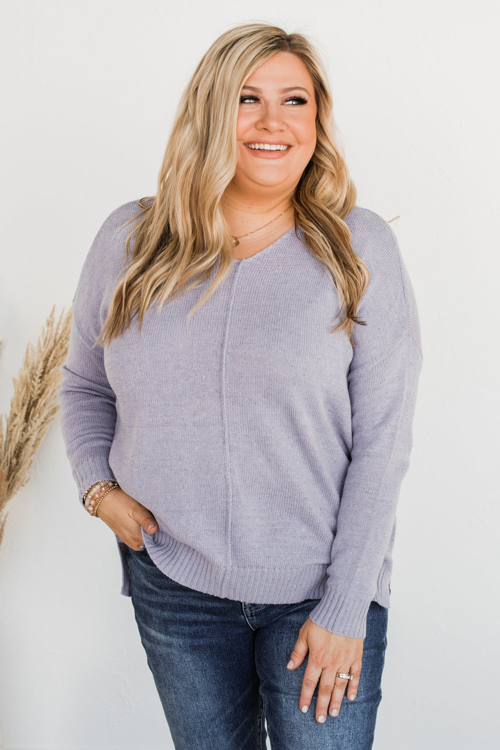 Sheer Delights Knit Sweater- Lavender – The Pulse Boutique