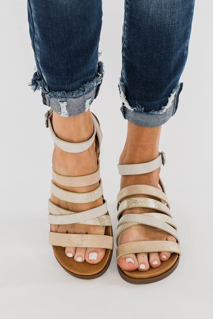 Very G Virginia Sandals- Cream – The Pulse Boutique