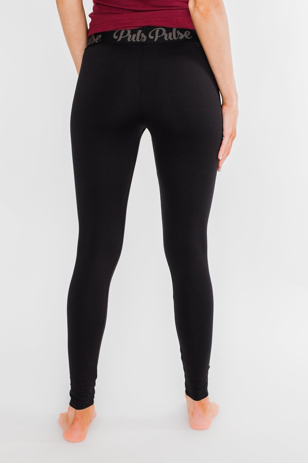 Pulse Basics Leggings- Black – The Pulse Boutique