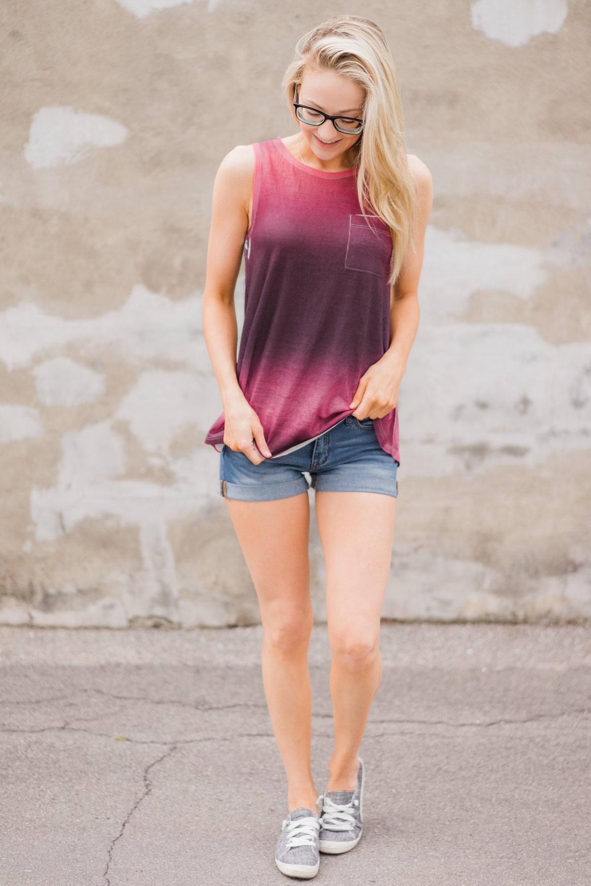 Berry Ombre Tank Top – The Pulse Boutique