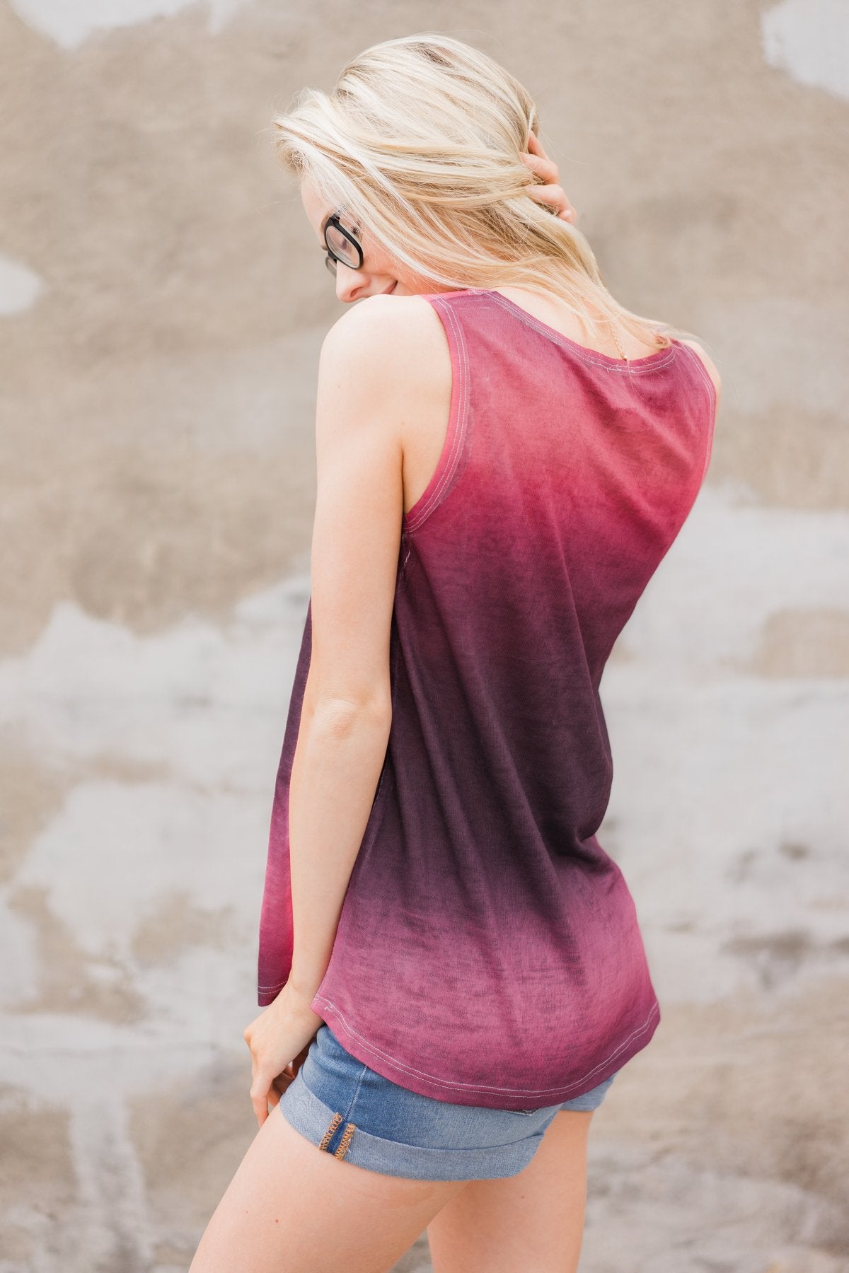Berry Ombre Tank Top – The Pulse Boutique