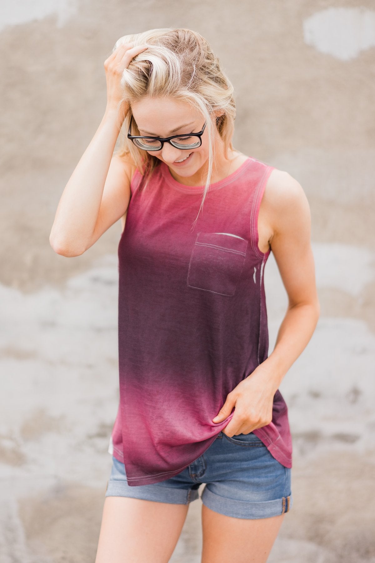 Berry Ombre Tank Top – The Pulse Boutique