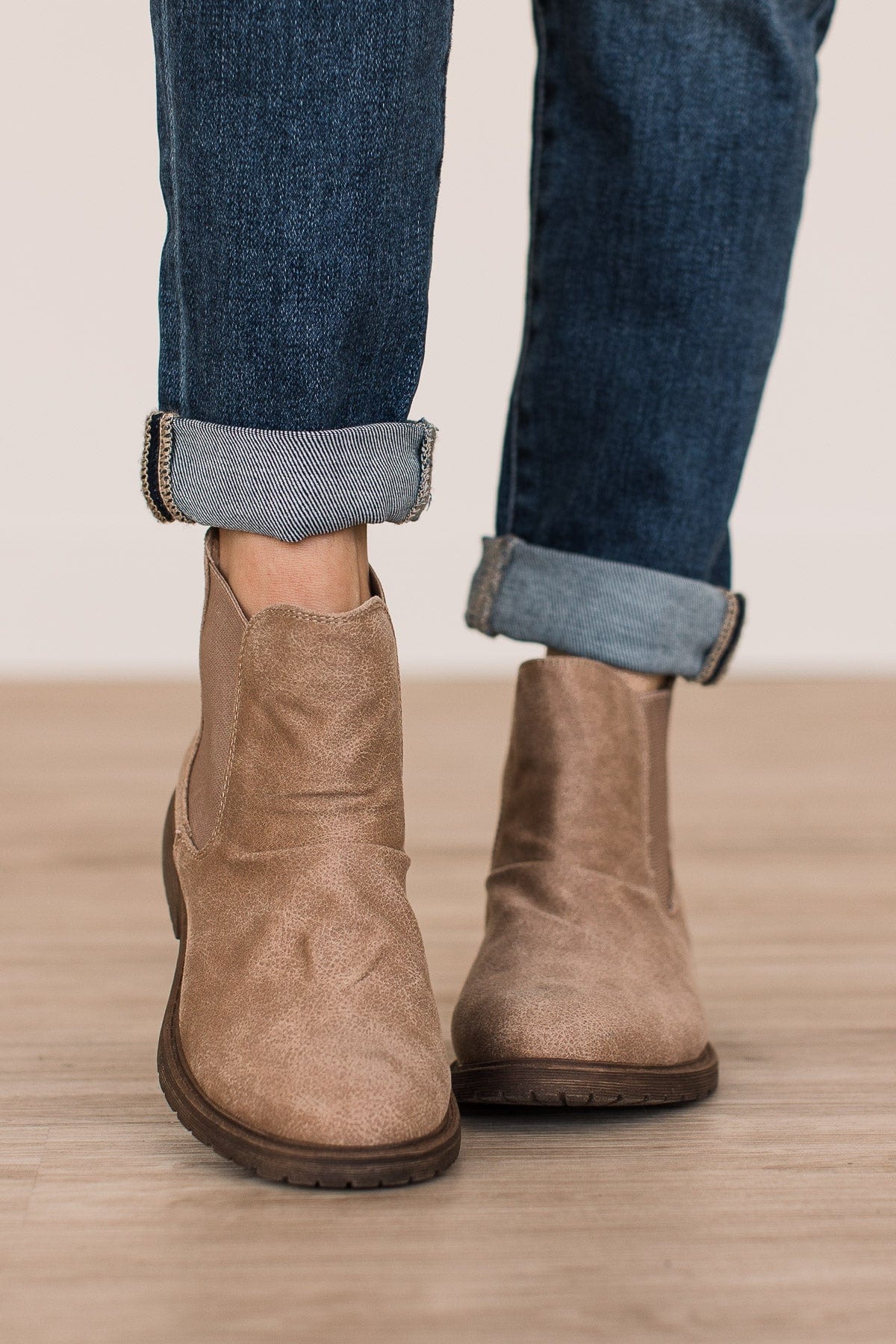 Very G Vienna Booties- Natural – The Pulse Boutique