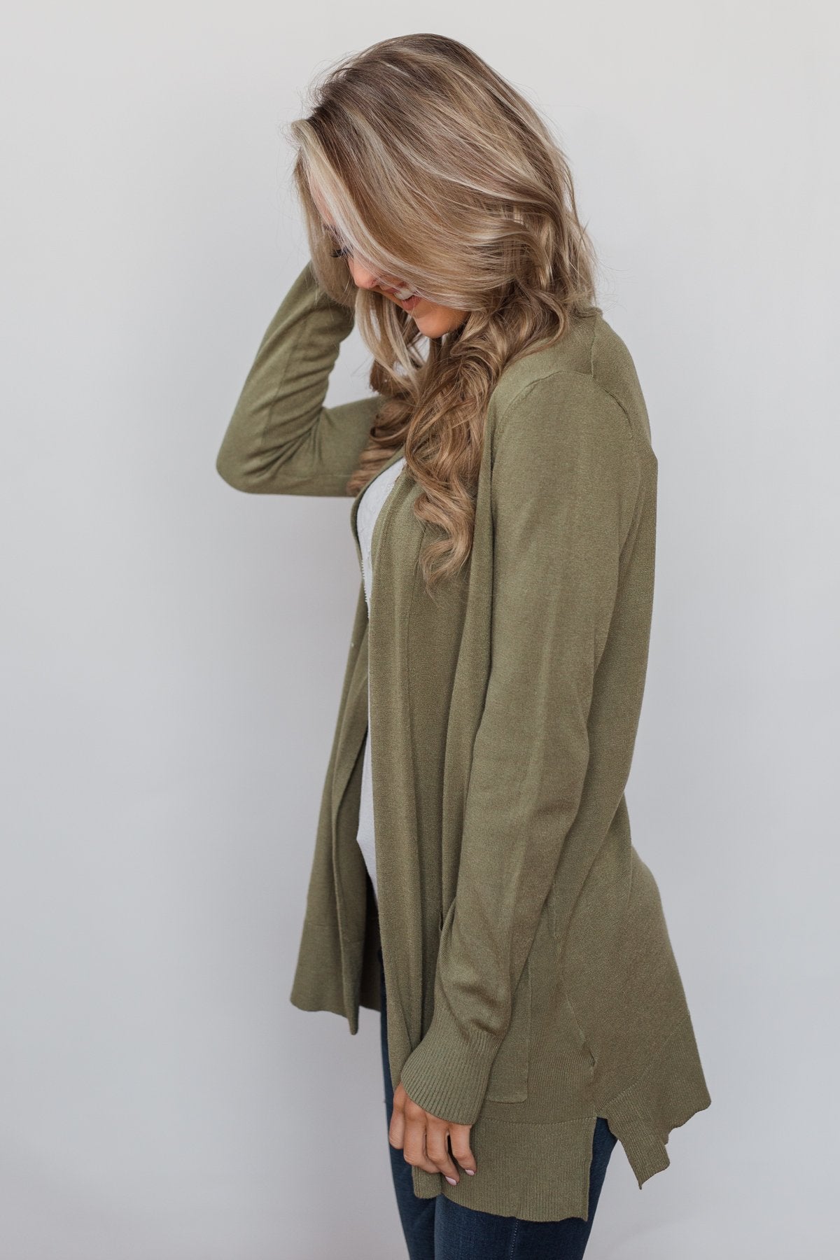 Softest Cardigan Ever- Light Olive – The Pulse Boutique