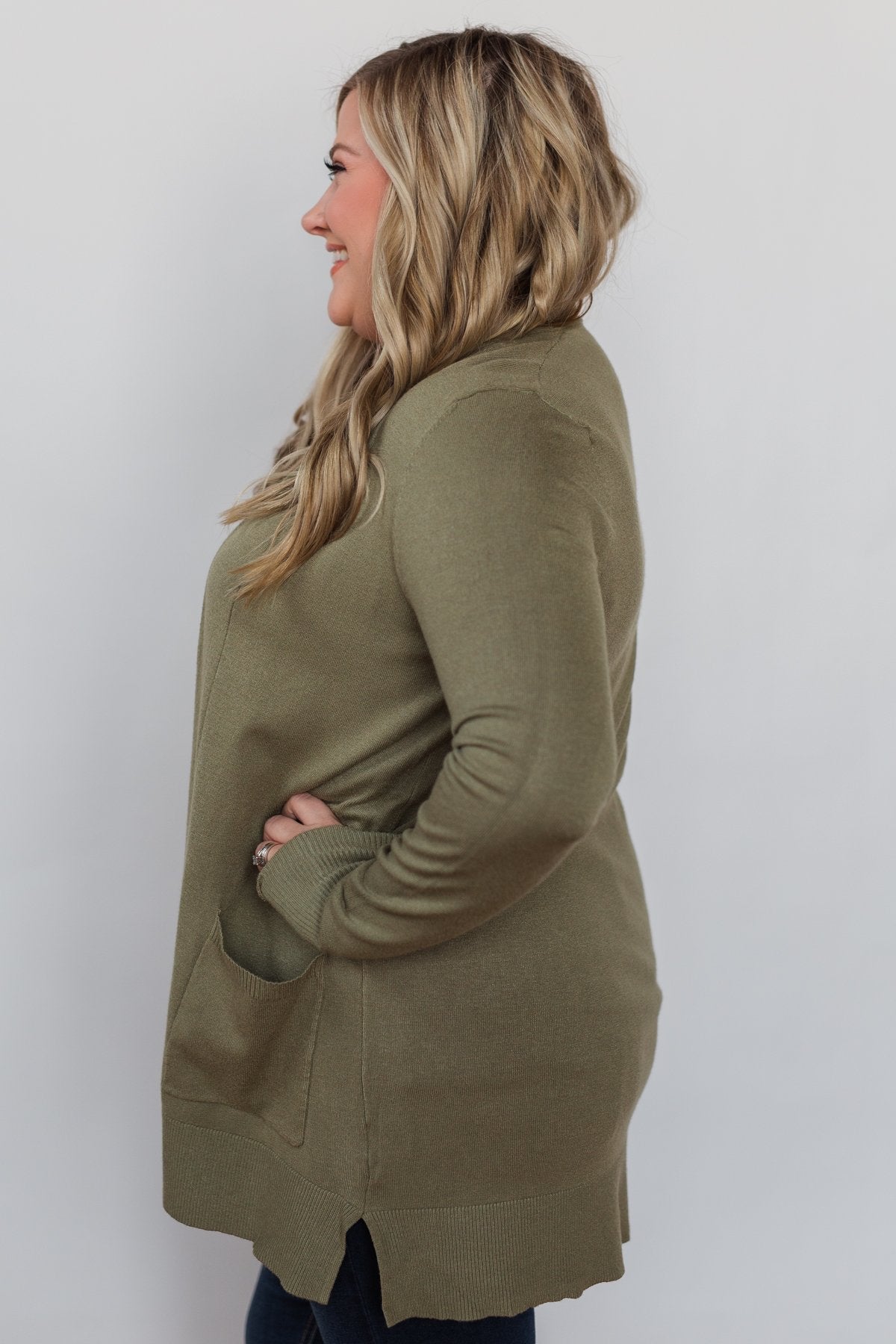 Softest Cardigan Ever- Light Olive – The Pulse Boutique