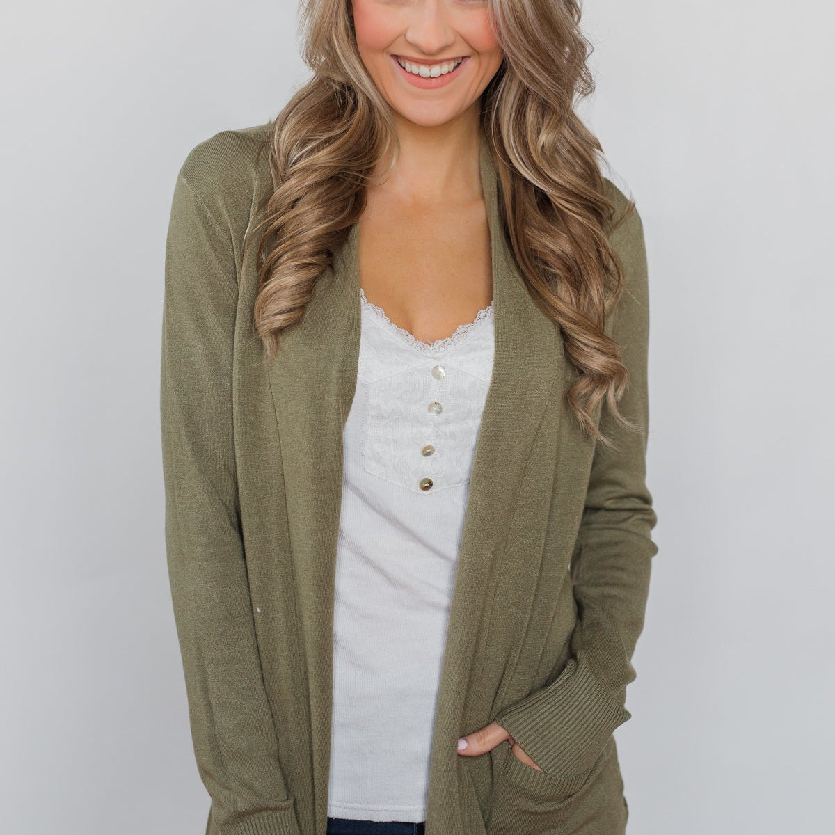 Softest Cardigan Ever- Light Olive – The Pulse Boutique