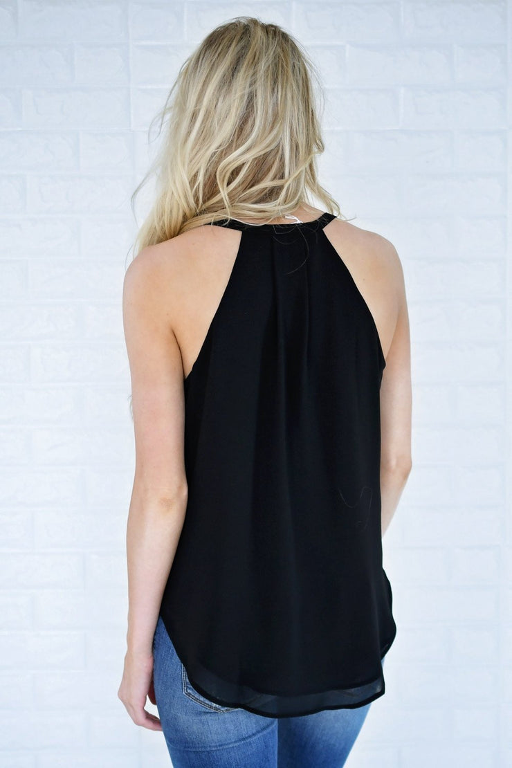 Lucky Black Tank Top – The Pulse Boutique