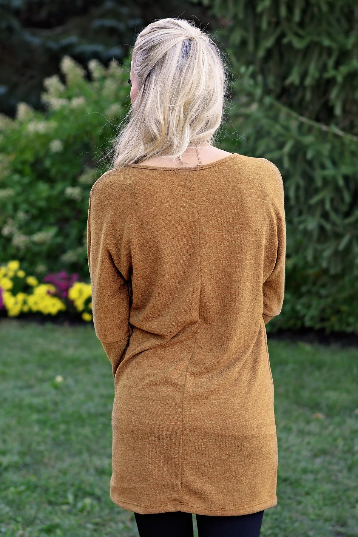 Fall Feels Harvest Gold Tunic Top – The Pulse Boutique