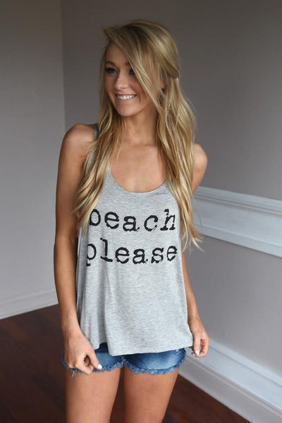 Beach Please ~ Grey – The Pulse Boutique