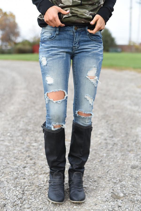 Emery Wash Denim Jeans – The Pulse Boutique