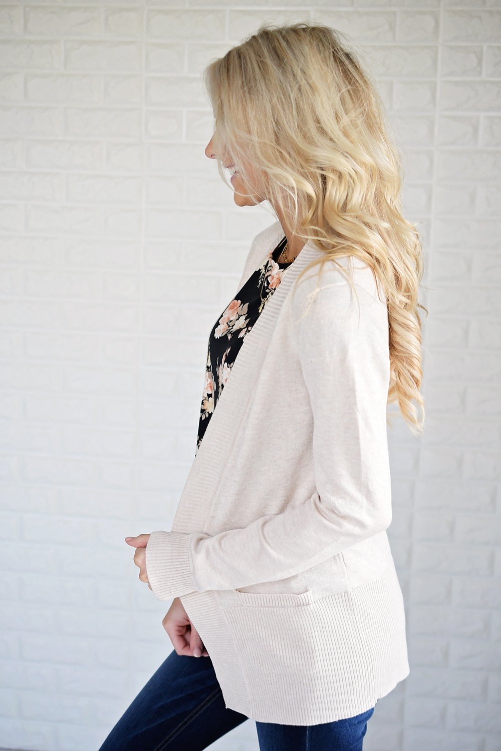 Cream Open Cardigan – The Pulse Boutique