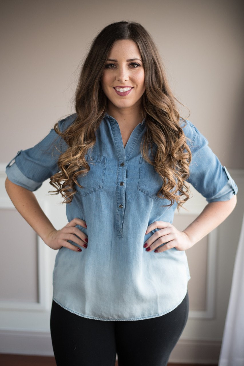 Essential Ombre Jean Top – The Pulse Boutique